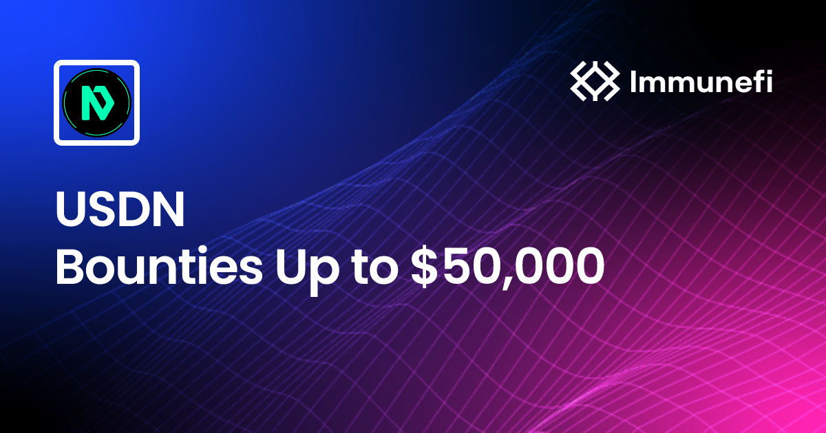 USDN Bug Bounties | Immunefi