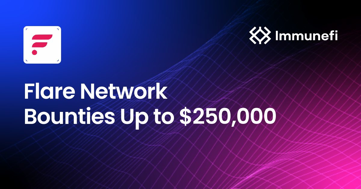 Flare Network Bug Bounties | Immunefi