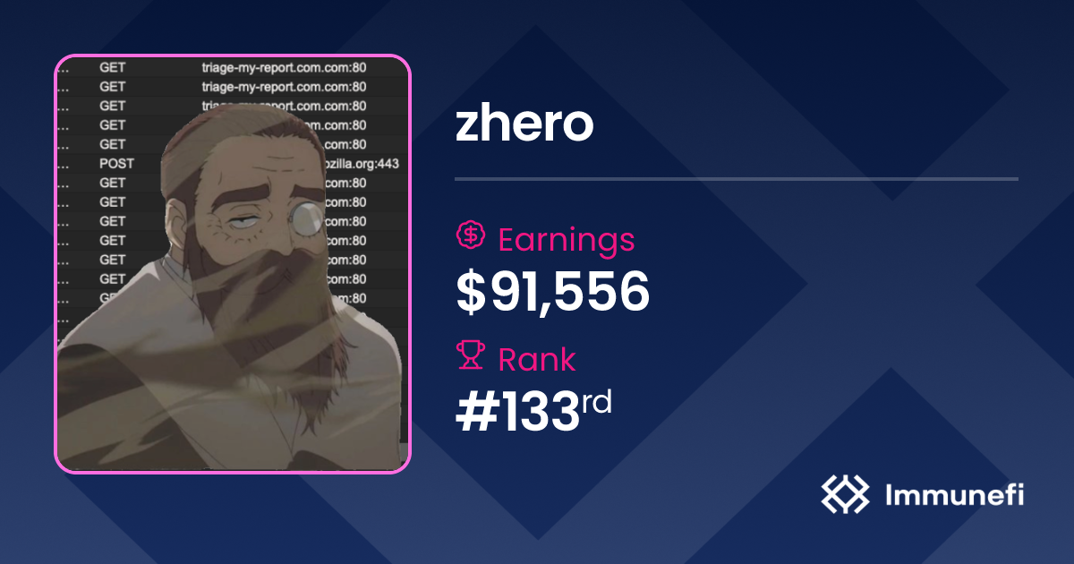 zhero - Immunefi