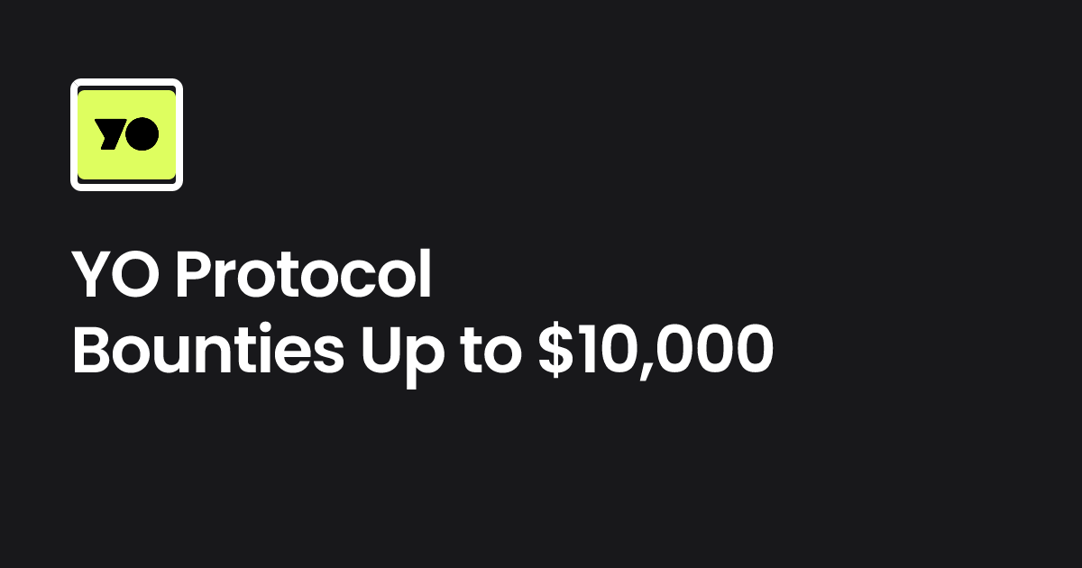 YO Protocol Bug Bounties | Immunefi