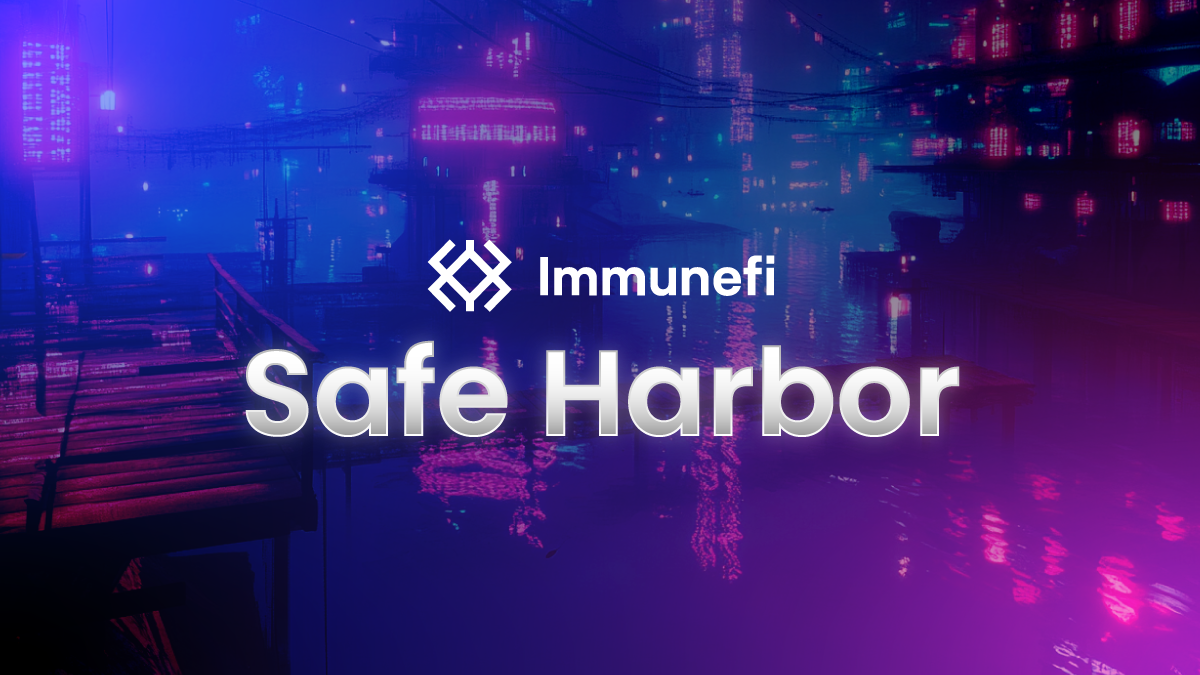 Safe Harbor by Immunefi: Legal Protection & Rewards for Whitehats